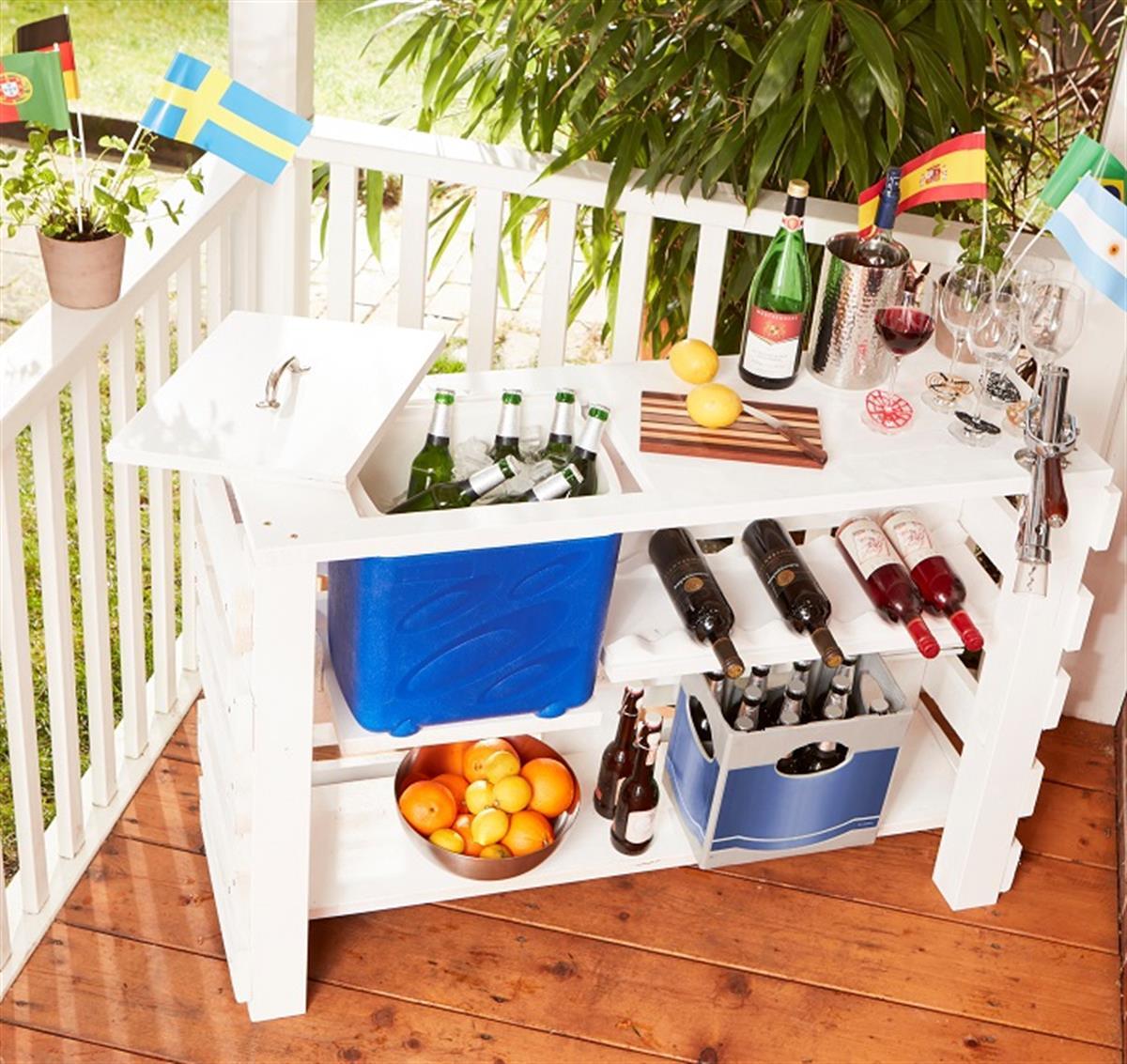 Bar de jardin, parfait pour l'été. | rotopino.be